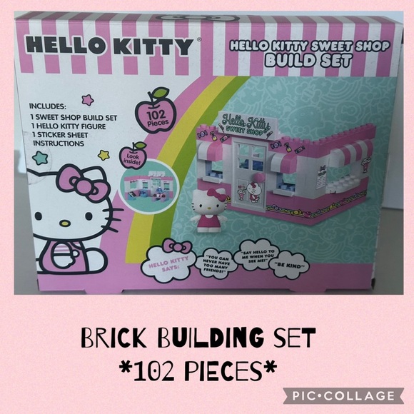 Hello Kitty | Games | New Hello Kitty Sweet Shop Build Set 2 Pieces ...